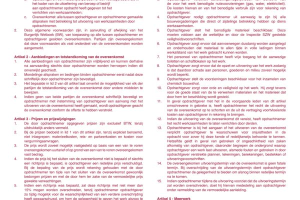 Algemene Voorwaarden - Van Doorn schilder, schildersbedrijf en ...